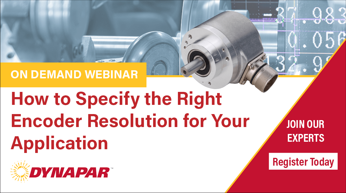 Webinar: How to Specify Encoder Resolution | Dynapar